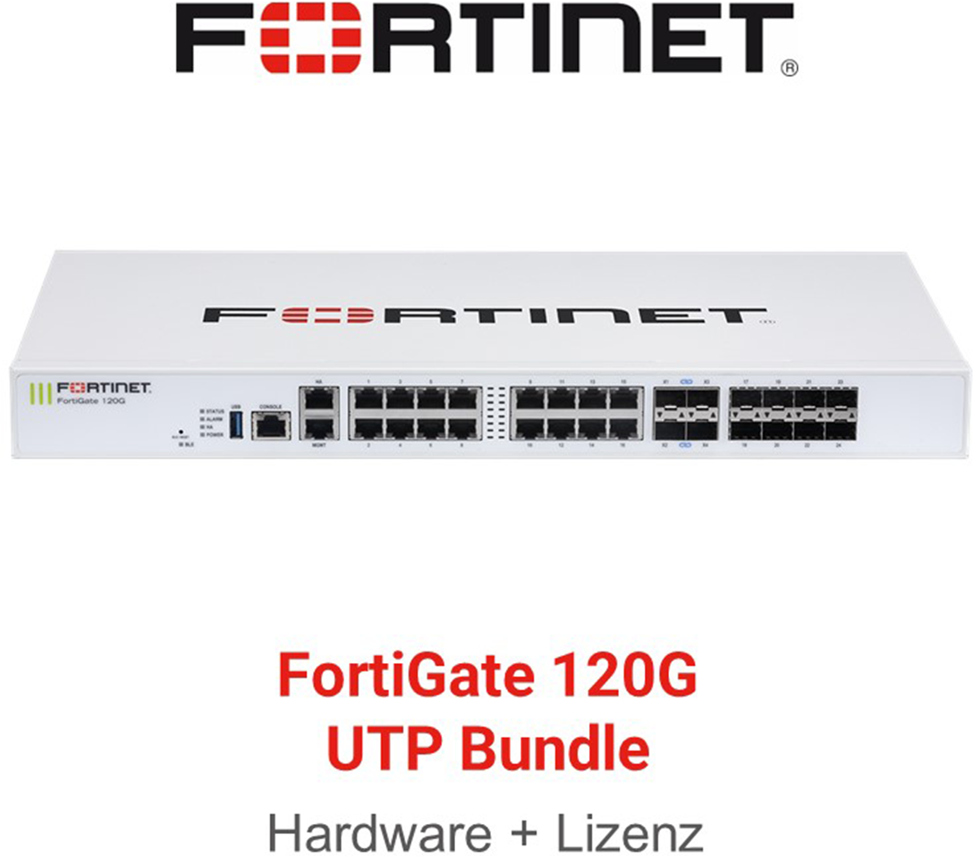 Fortinet FortiGate-120G - UTM/UTP Bundle (Hardware + Lizenz) (FG-120G-BDL-950-60) | EnBITCon ...